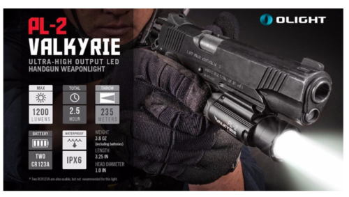 Olight PL-2 Valkyrie pistol light