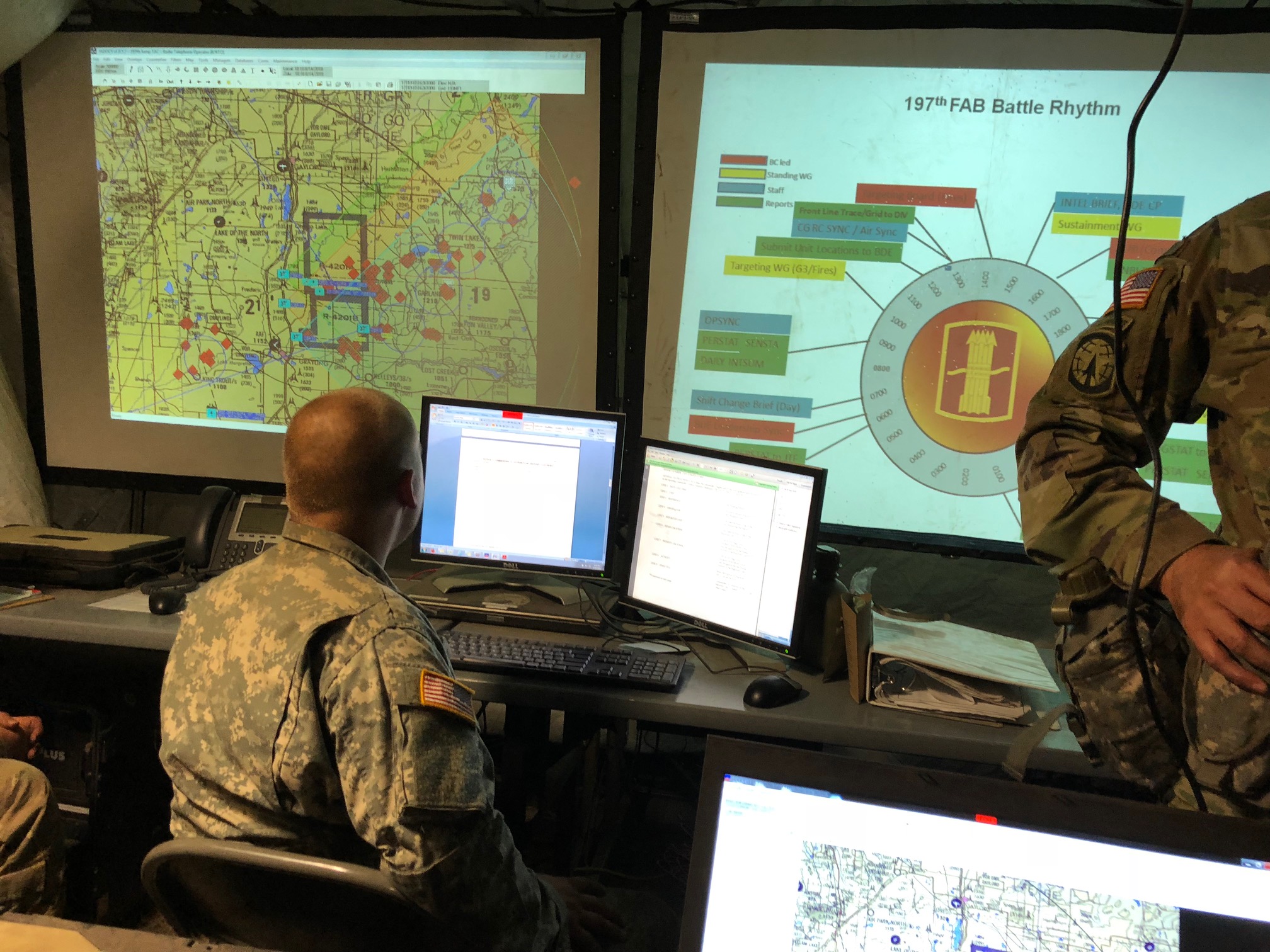 Intel Tent Field Exercise Air Guard USAF • Spotter Up