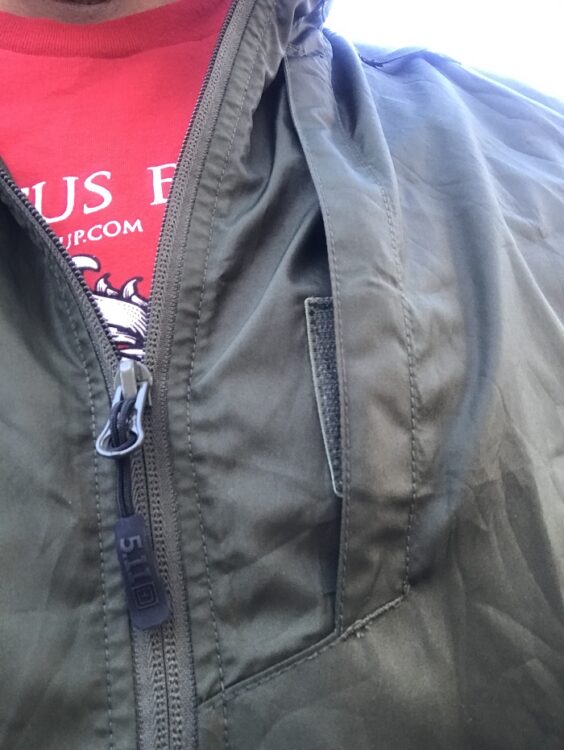 5.11-packable operator jacket-ready pocket • Spotter Up