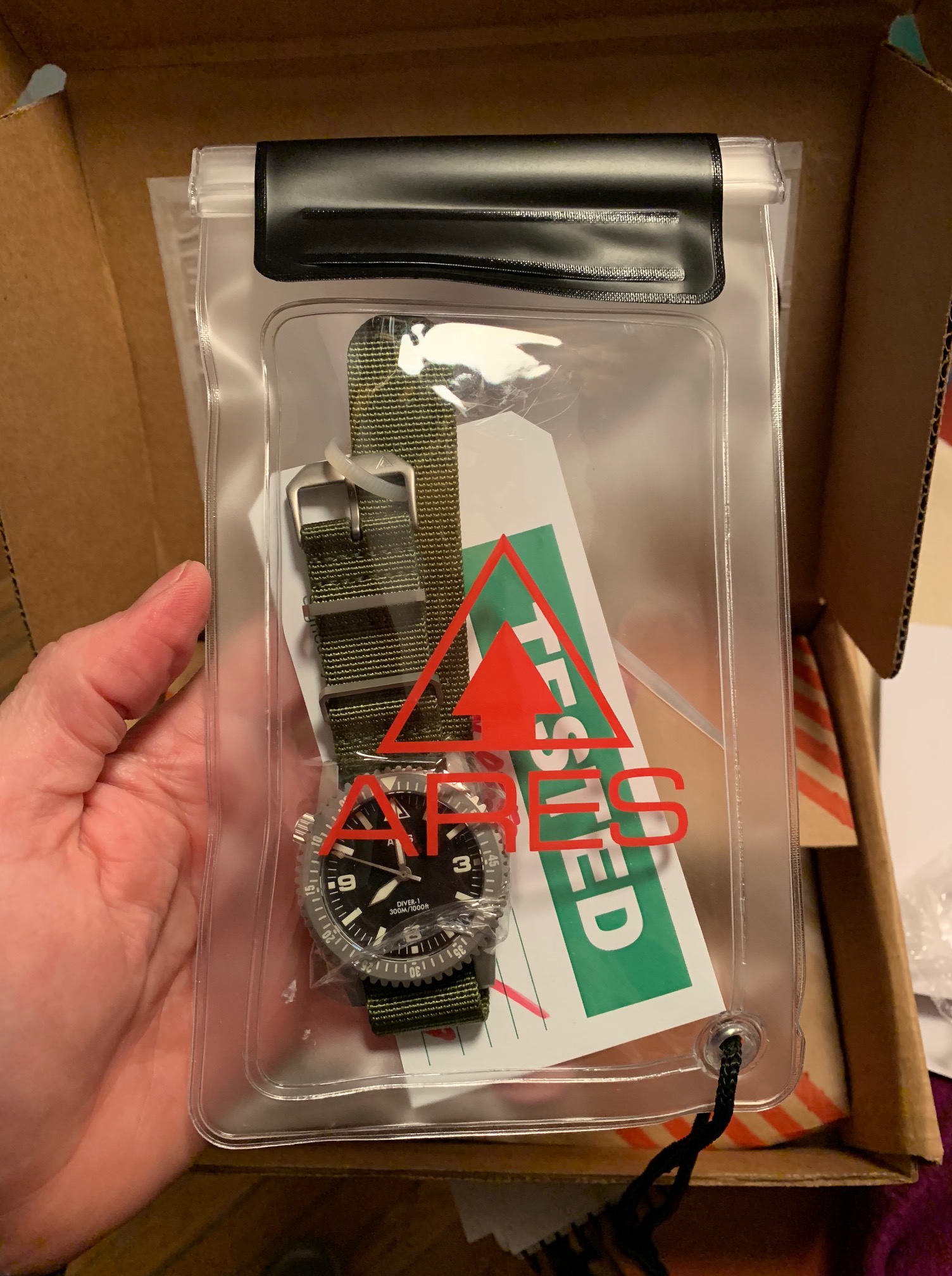 Ares Diver-1 Mission Timer • Spotter Up