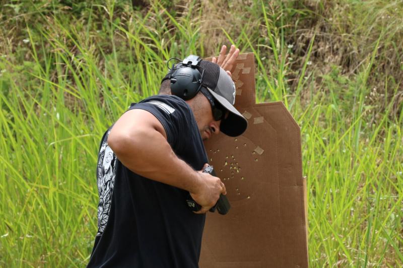 Combatives and Retention Shooting • Spotter Up Combatives