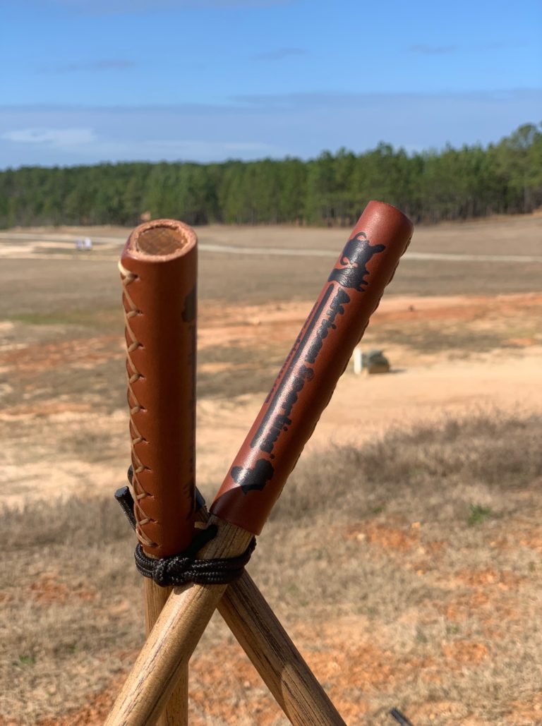 African Sporting Creations Domestic Wood Shooting Sticks (1) • Spotter Up