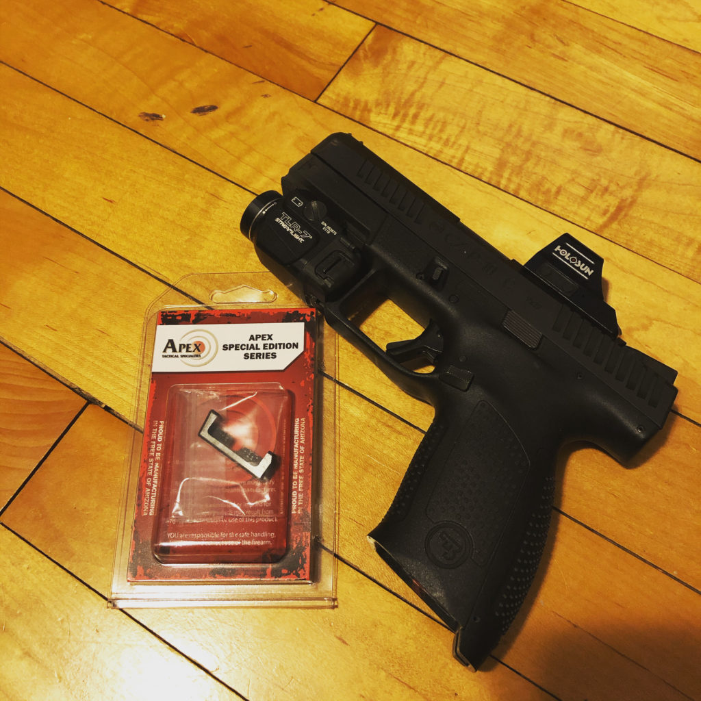 Apex Tactical Extended Magazine Release • Spotter Up