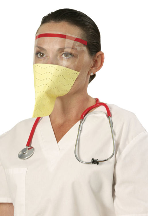 SABRE ReadiMask Adhesive Sealing Particle Respirator • Spotter Up