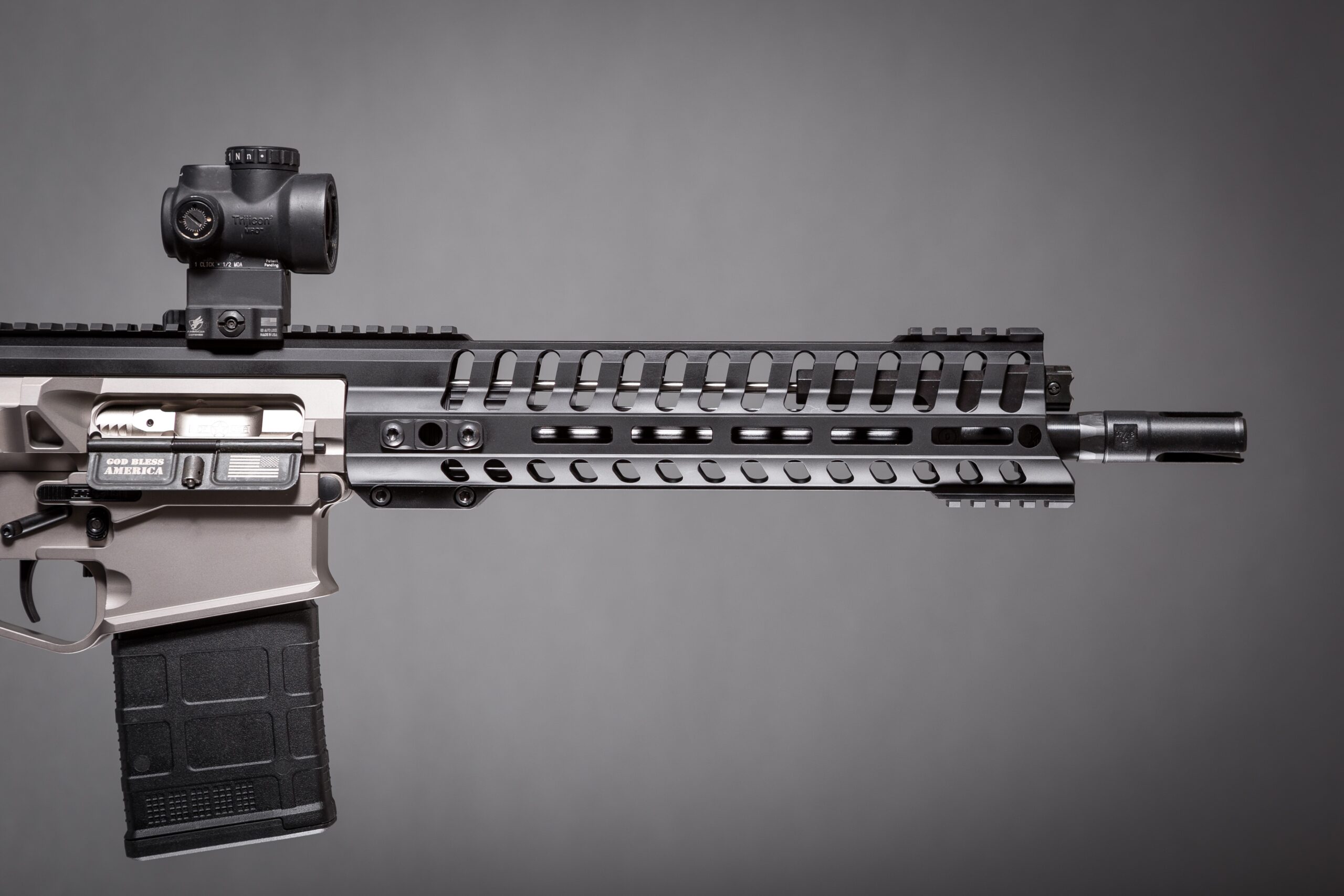 POF-USA Revolution Pistol. MLOK • Spotter Up