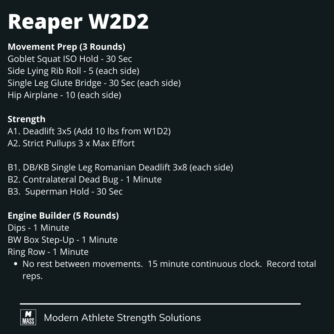 Reaper W2D2 • Spotter Up