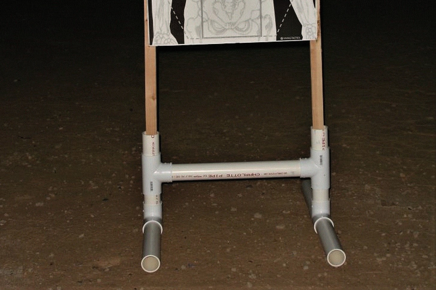 DYI Target Stand with VTAC Target • Spotter Up