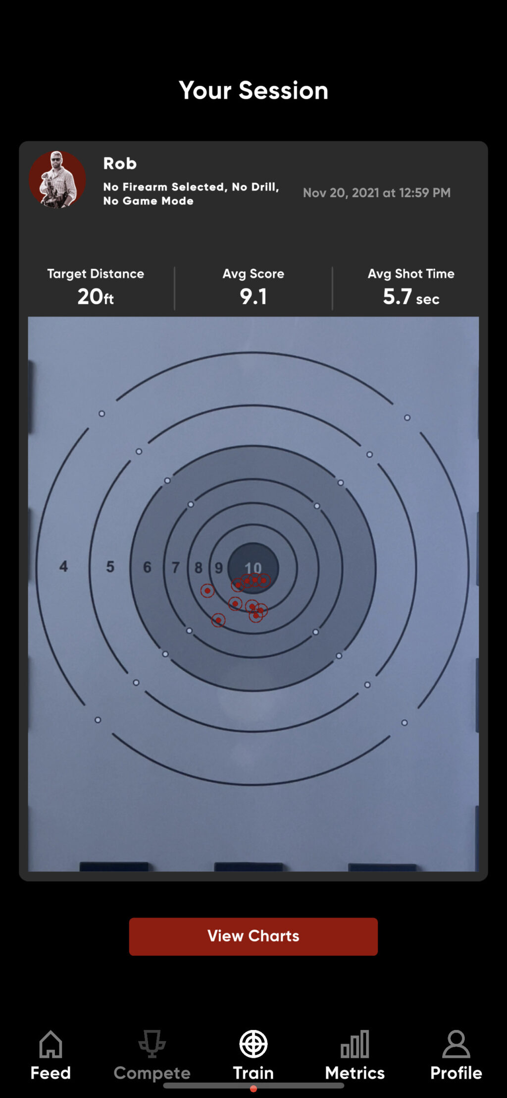 Strikeman Laser Firearms Training System. • Spotter Up