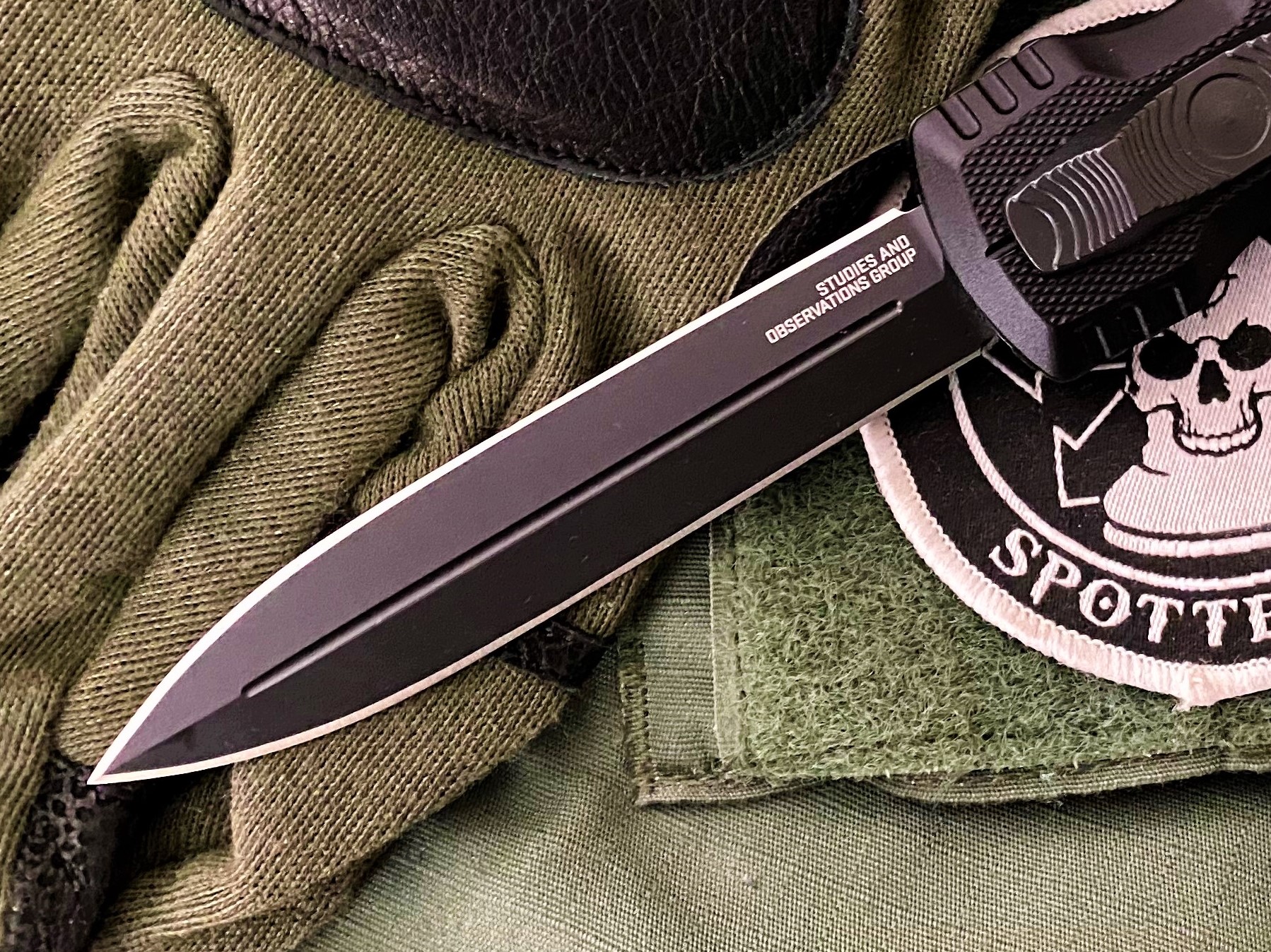 SOG Pentagon OTF: Double-Action Out-the-Front Automatic Knife • Spotter Up