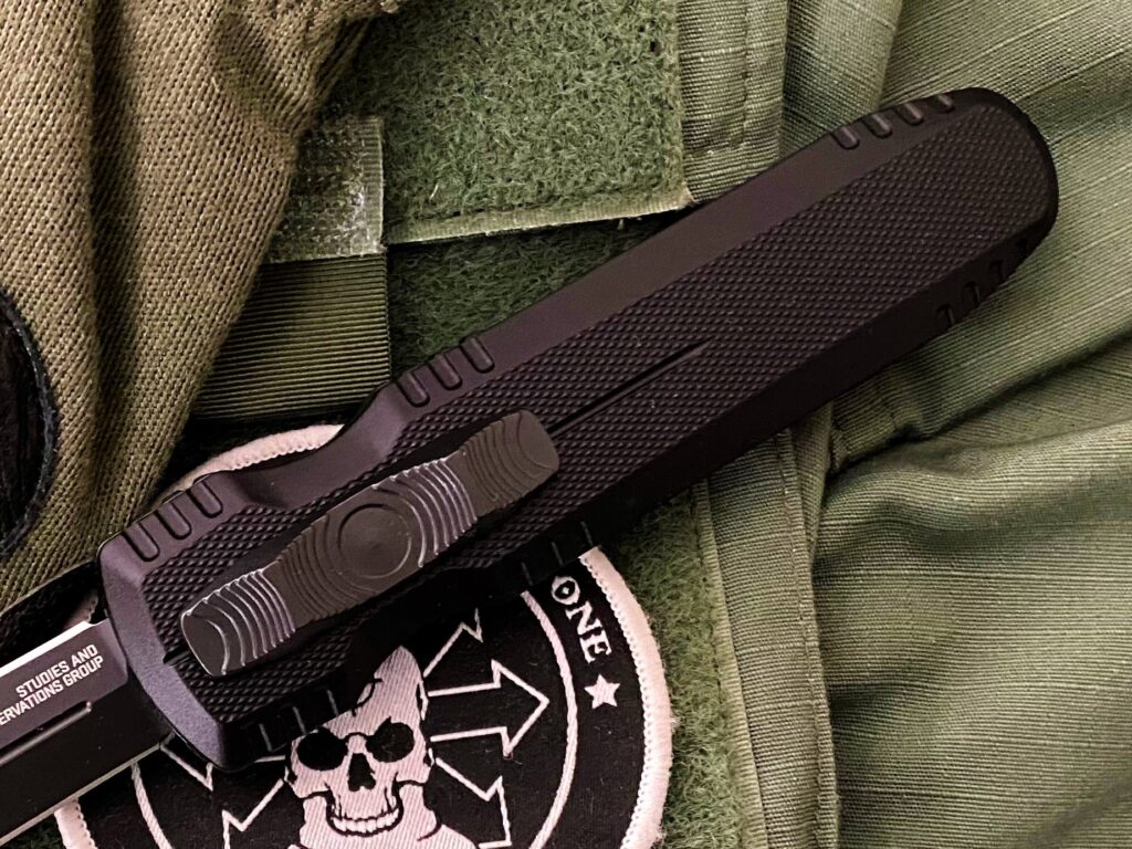 SOG Pentagon OTF: Double-Action Out-the-Front Automatic Knife • Spotter Up