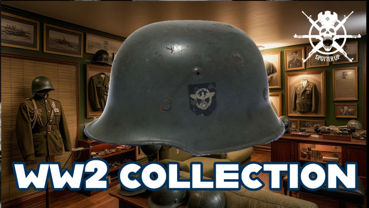 Vet shows off his WWII military collection • Spotter Up