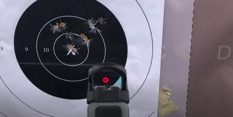 Shooting a 99 5X with the reticle on the Holosun 507C • Spotter Up