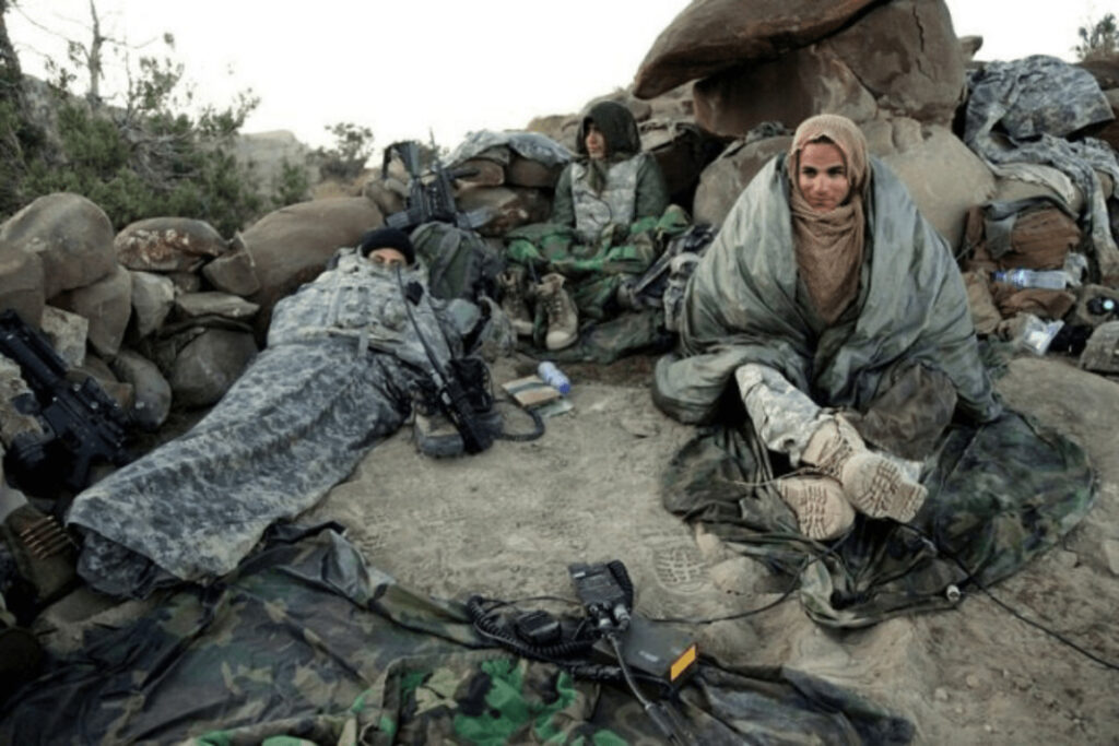 A Soldier's Trusty Companion : The Military Woobie Blanket • Spotter Up