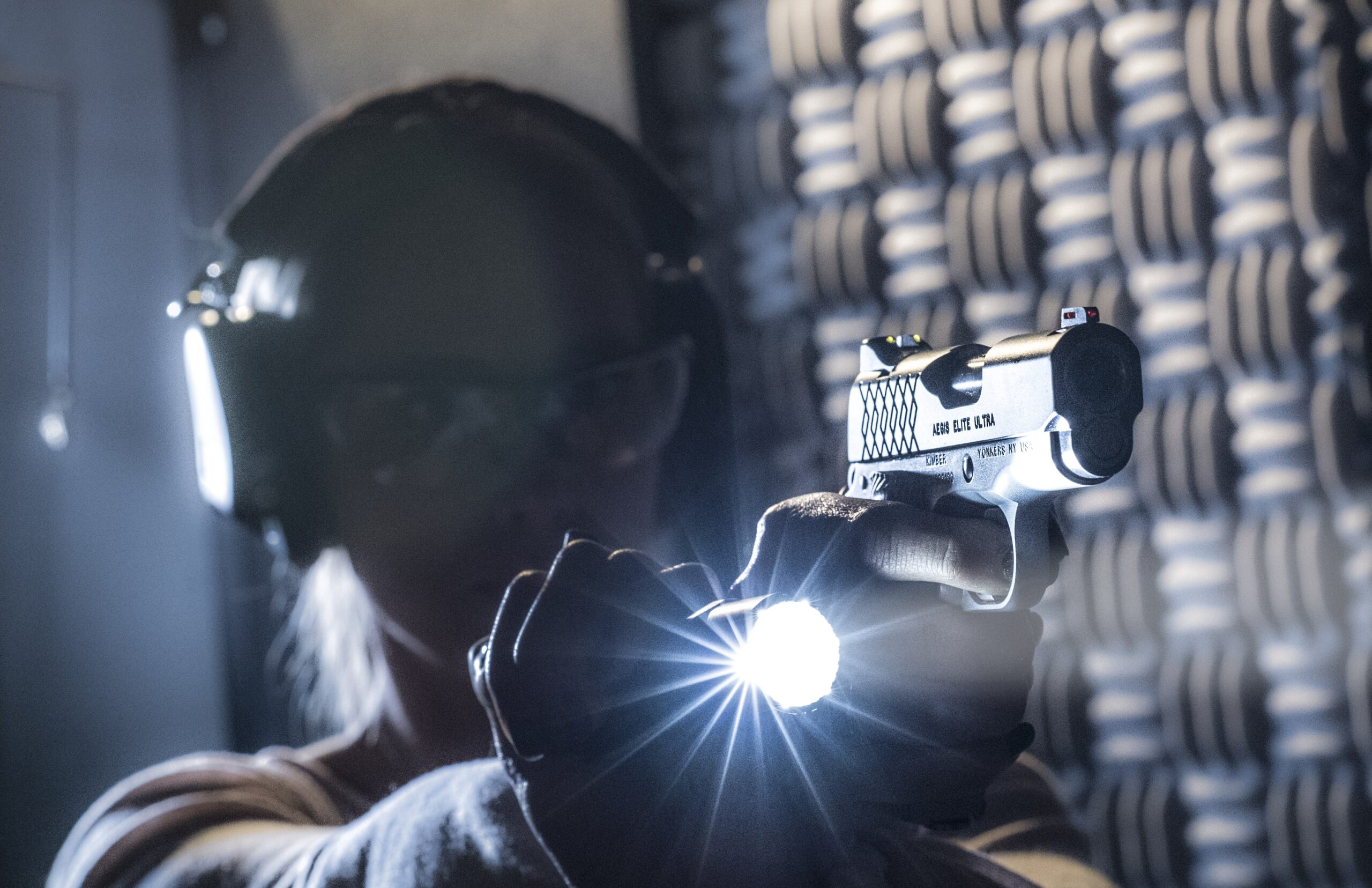 Low Light Training On Range with Flashlight • Spotter Up