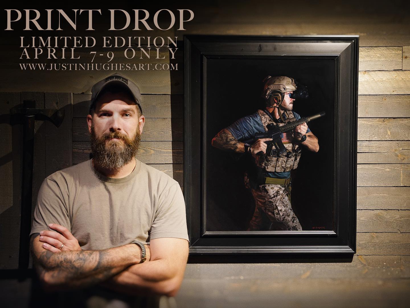 The Artistry of Justin Hughes: Navy SEAL Turned Creative Force • Spotter Up