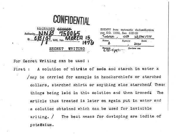 Invisible Ink: The Unseen Language of Secrets and Spies • Spotter Up