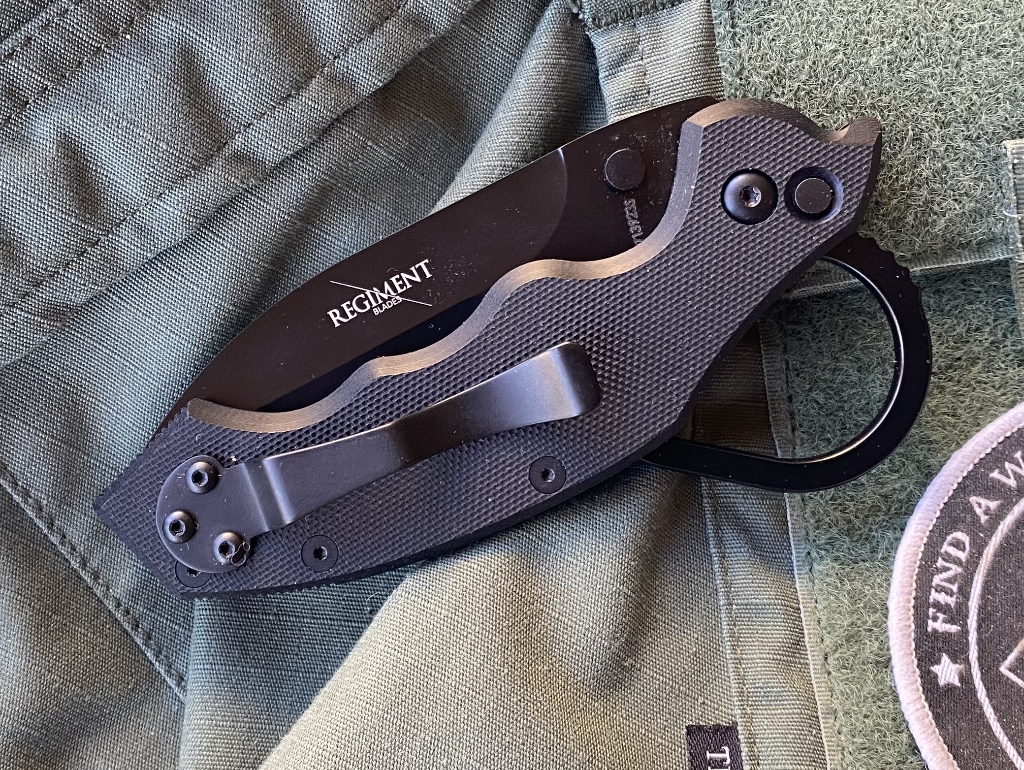Regiment Blades Auto Lock Folder • Spotter Up