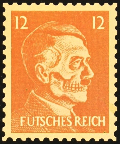 OSS_Adolf_Hitler_propaganda_stamp_(tinted) • Spotter Up