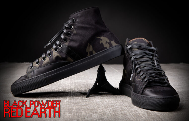 The Black Powder Red Earth x Opie Way MultiCam Black Hi-Top is Now ...