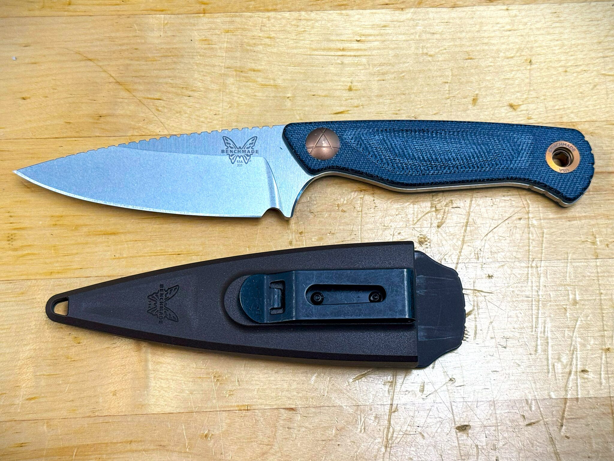 Benchmade Dacian Spear Point Fixed Blade Knife • Spotter Up