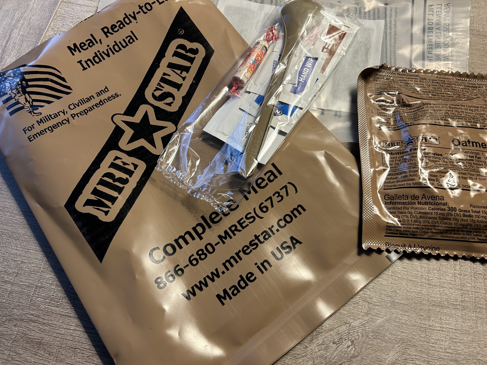MRE STAR Complete Meals: M-018H Military Spec Meal Ready To Eat Rations ...